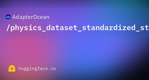 adapterocean physics dataset standardized std · datasets at hugging face