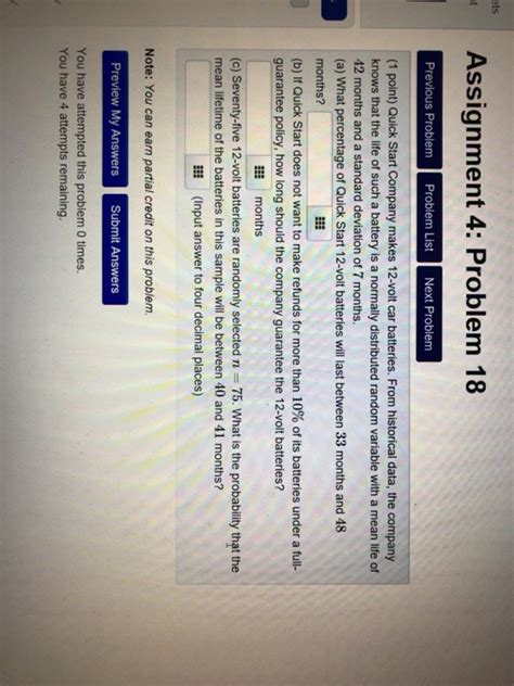 Solved Ets Assignment 4 Problem 18 T Previous Problem