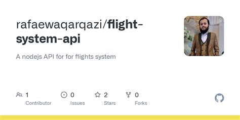 GitHub Rafaewaqarqazi Flight System Api A Nodejs API For For Flights System