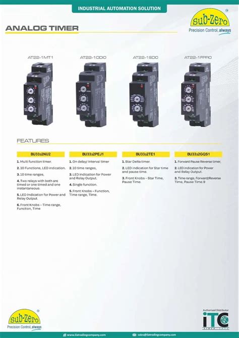 Sub Zero Analog Timer 3 Minutes 230v At ₹ 1211 Piece In Vasai Id 2855448689633