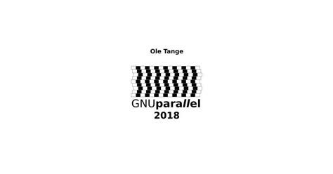 博客來 Gnu Parallel 2018