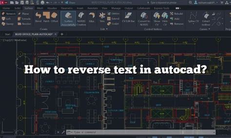 How To Reverse Text In Autocad