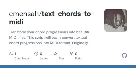 Github Cmensahtext Chords To Midi Transform Your Chord Progressions