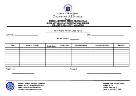 027 Technical Assistance Plan Pdf