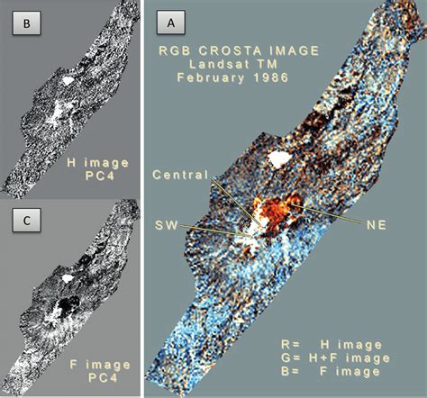 Hydrothermal Alteration Mapping From Landsat Tm February 1986 A Rgb Download Scientific