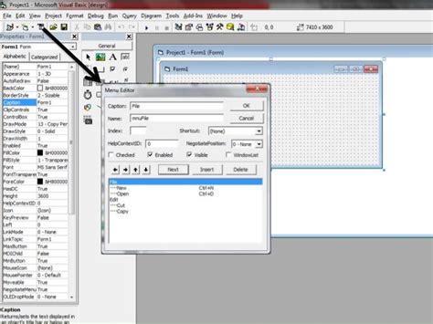 Visual Basic Menu