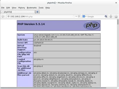 How To Install Ligd With Php5 Fastcgi And Mysql On Fedora 20