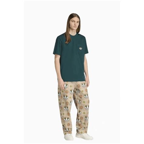 Koszulka Adidas Monogram Loose Tee Zielony