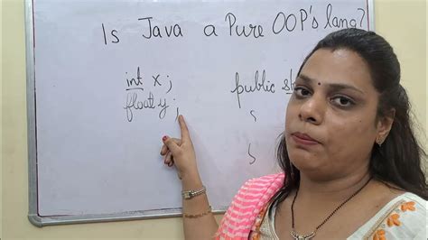 Is Java A Pure Object Oriented Programmingoops Language Or Not Youtube