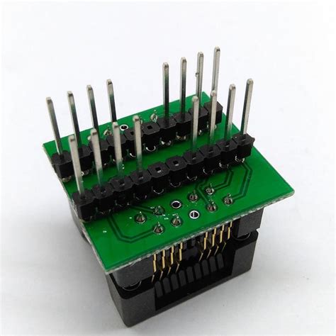 Double SOP SOIC SO Programming Socket Pin Pitch Mm IC Body Width Mm Mil Flash