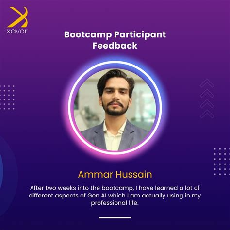 Xavor Corporation On Linkedin Success Xavor Bootcamp Generativeai