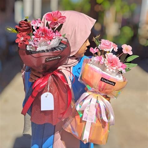 Jual Craftveila Bouquet Buket Bunga Artificial S Russian Style