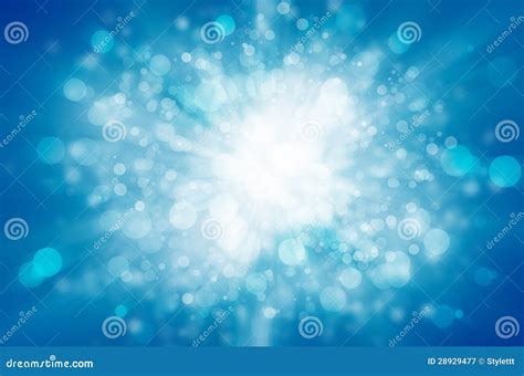 Blue Bokeh Abstract Light Background Stock Image Image Of Design