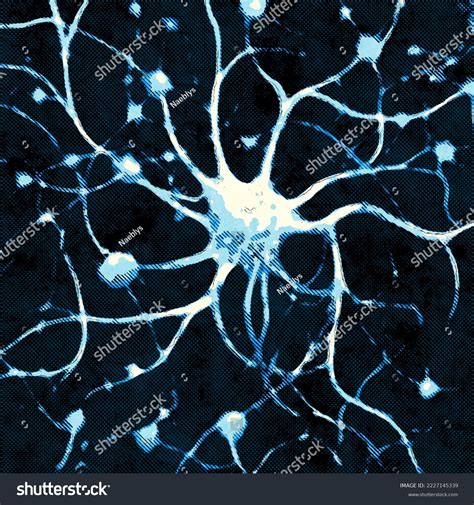 Microscopic View Neurons Brain Connections Synapses Stock Illustration ...