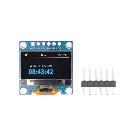 X Mm Inch Pin X White Blue Yellow Blue Oled Display Module At Rs Piece