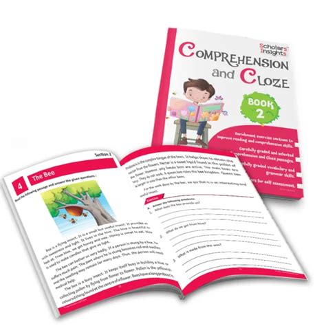 Grade 2 English Practice Workbooks Gear Up English English Olympiad Comprehension And Cloze