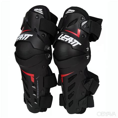 ᐈ Мото наколенники LEATT Dual Axis Black/Red. Новые шарнирные ...