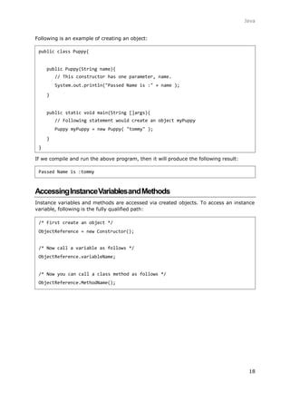 Java Tutorial Pptx