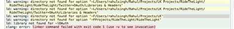 Ios Library Not Found For Loauth Stack Overflow