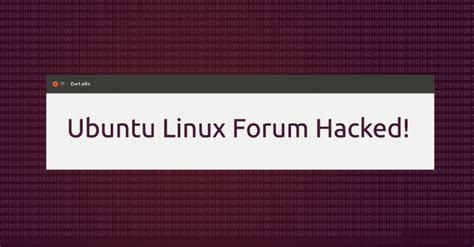 Ubuntu Linux Forum Hacked Once Again