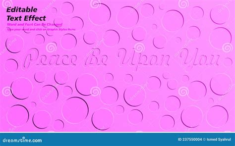 Neumorphism Text Effect Editable Text Effect Stock Vector Illustration Of Title Style 237550004