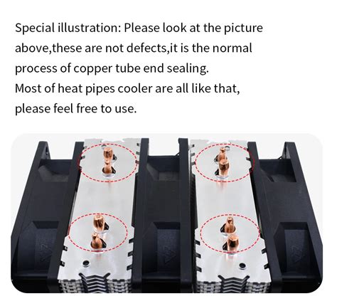 Pin Pwm Rgb Cooling Fan Heat Pipes Pc Radiator For Intel Lga X