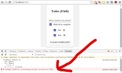 Javascript Polymerjs Pass Array Of Items To Function Uncaught