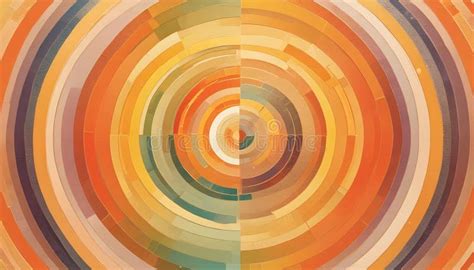 geometric pattern of concentric circles in various shades creating a