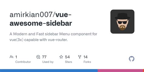Github Amirkian007vue Awesome Sidebar A Modern And Fast Sidebar