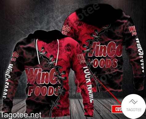 Winco Foods Personalized Full Zip Hooded Fleece Tagotee