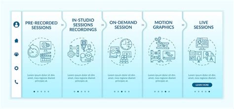 Premium Vector Remote Event Content Onboarding Vector Template Responsive Mobile Website With