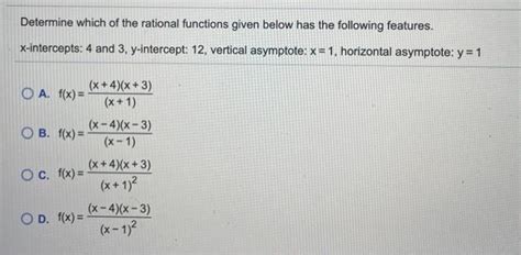 solved determine which of the rational functions given below