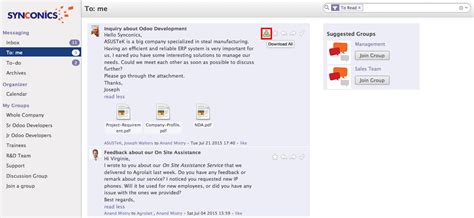 multi attachments in odoo email tool easy upload and download