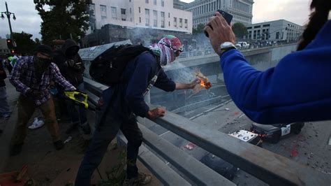Los Angeles Riots Continue As Protesters Clash With Police Over Ice