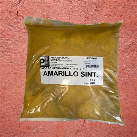 Óxido De Hierro Amarillo Sintético 1kg Artbendix