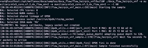 i compiled and ran the sample program but the port did not receive any