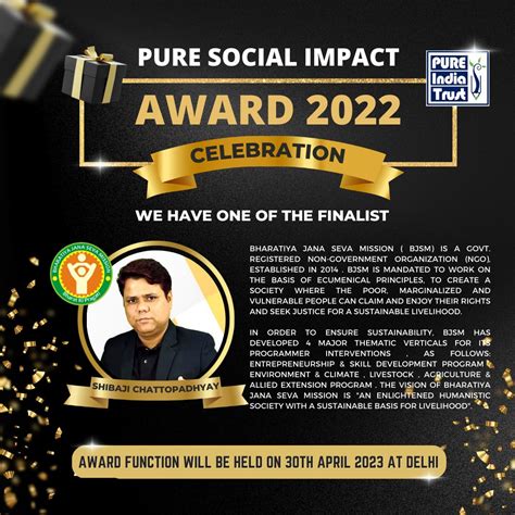 Prashant Pal On Linkedin Pureindiatrust Bharatiyajanasevamission Puresocialimpactaward