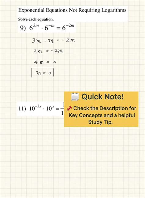 Exponential Equations Without Logarithms #1 | Solve Using Exponent Rules Only - YouTube