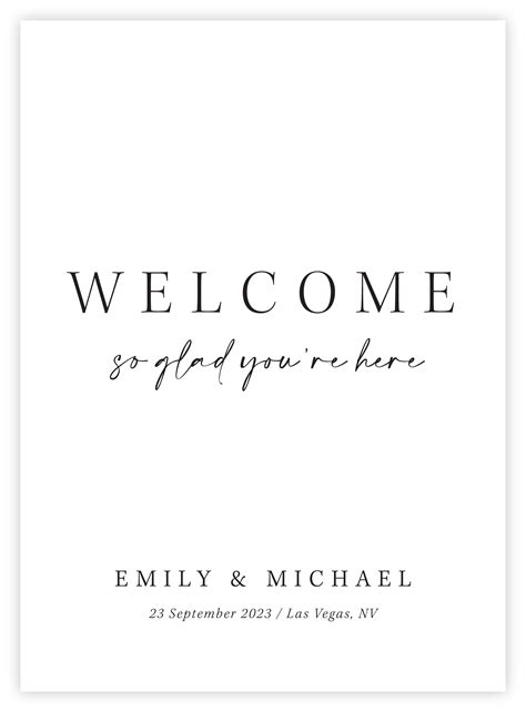 Script 05 Welcome Sign Paper And Home