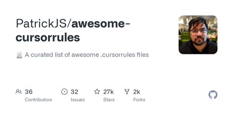 Awesome Cursorrulescursorrules At Main · Patrickjsawesome Cursorrules · Github