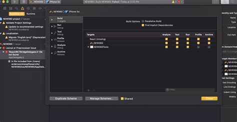 0 60 0 Build Failed With Error Code 65 IOS Issue 25500 Facebook React Native GitHub