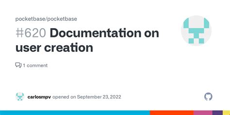 Documentation On User Creation · Issue 620 · Pocketbasepocketbase