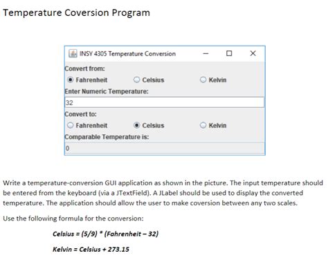 solved temperature coversion program o Х kelvin insy 4305