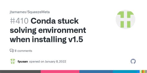 Conda Stuck Solving Environment When Installing V1 5 Issue 410 Jtamames SqueezeMeta GitHub