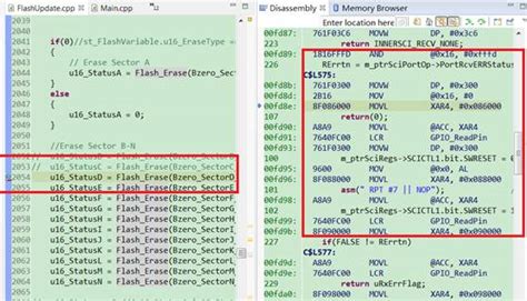 a strange question using f021 flash api on f28075 c2000
