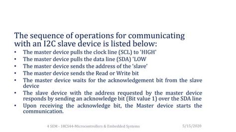 Communication Interface Of The Embedded Systems Ppt Operating