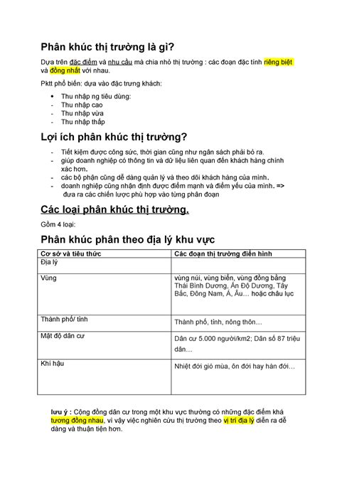 Phân khúc thị trường Phân khúc thị trường là gì Dựa trên đặc điểm và nhu cầu mà chia nhỏ thị