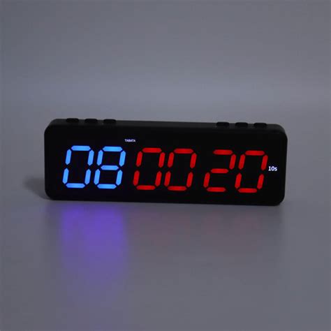 Portable Gym Timer Multifunction Usb Charging Led Display Interval Timer For Home Gym Wish