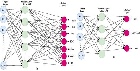 the architectures of the ann and ffnn algorithms a the architecture