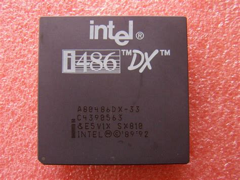 Intel 486 A80486dx 33 Sx810 Музей компьютеров